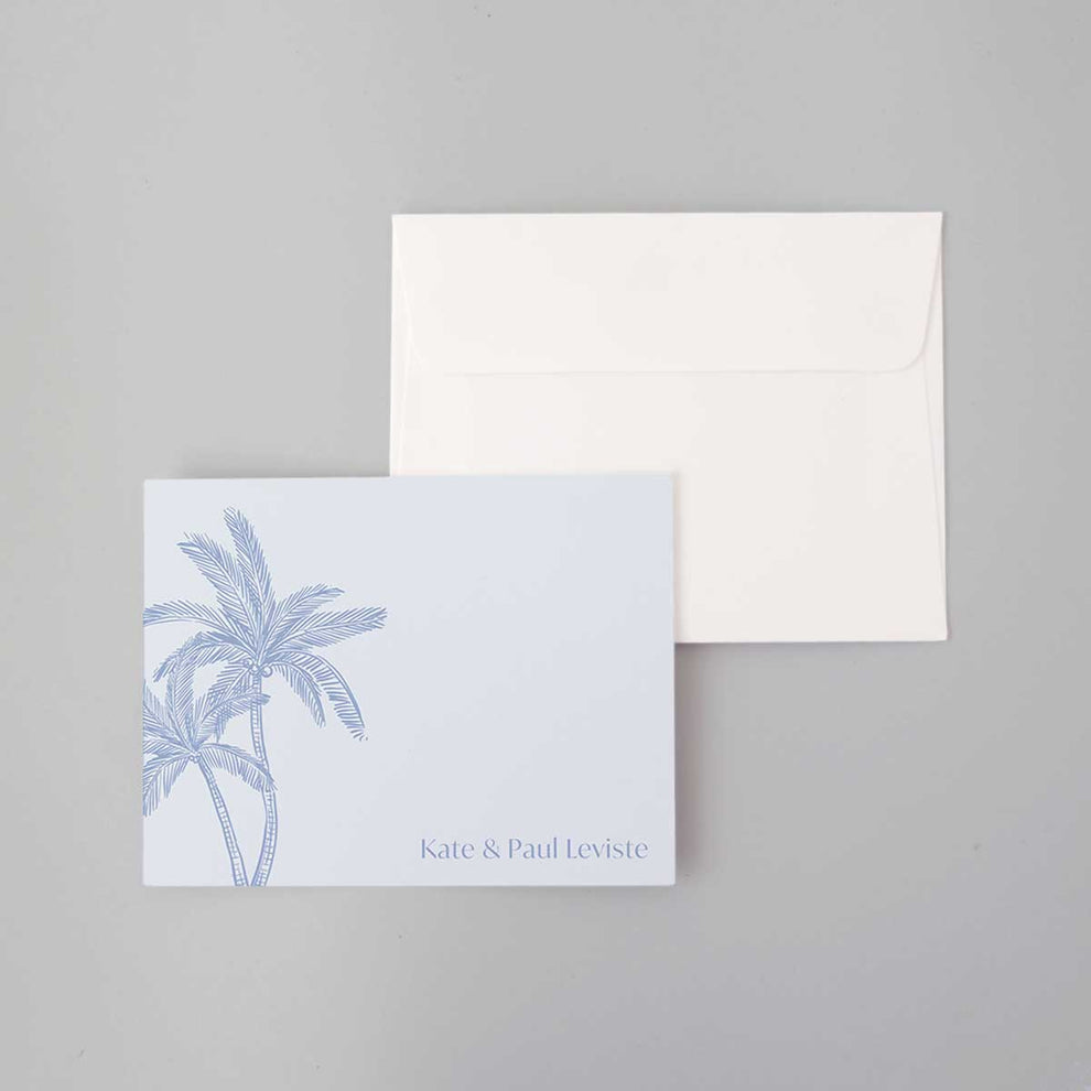 Palm Tree Flat Notecard – Bloop Ph