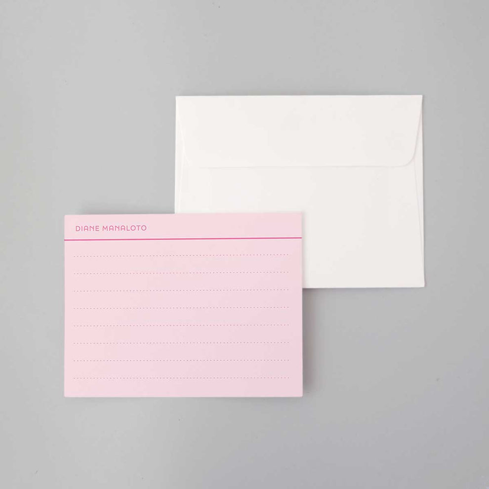 Dotted Index Card Flat Notecard – Bloop Ph
