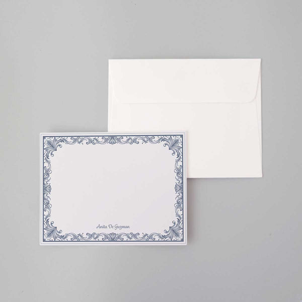 Victorian Border Flat Notecard – Bloop Ph