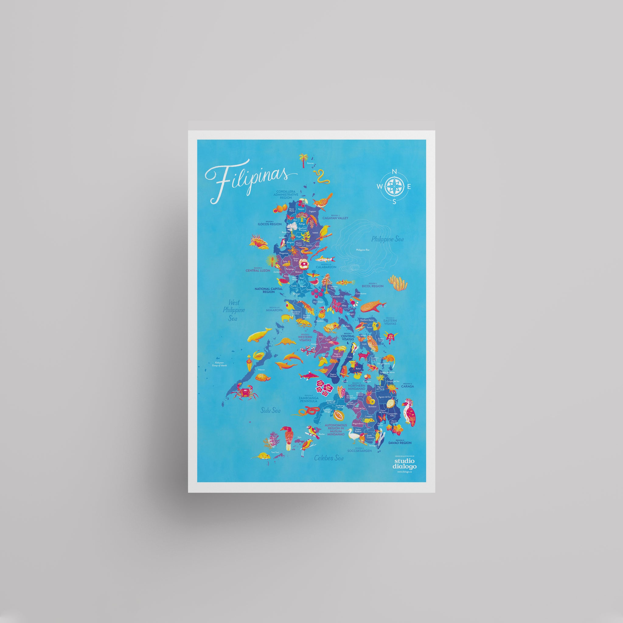 Filipinas Flora and Fauna Map – Bloop Ph